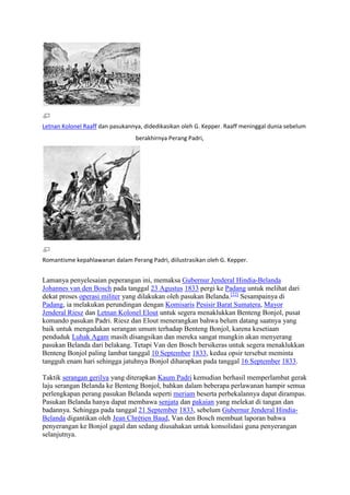 Sejarah perang padri | DOCX