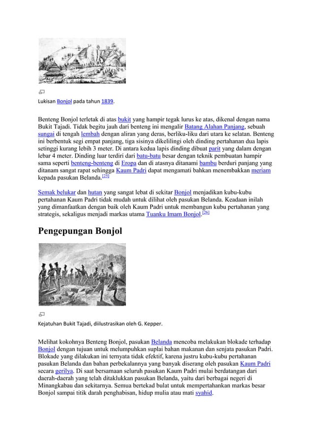 Sejarah perang padri | PDF