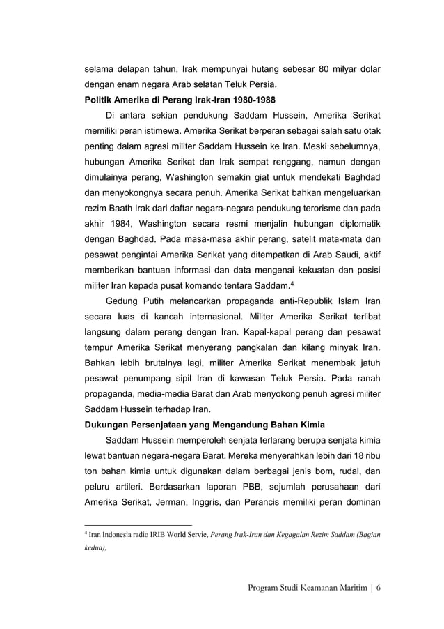 Sejarah perang perang irak iran | PDF