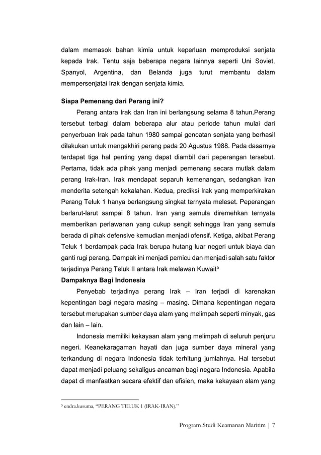 Sejarah perang perang irak iran | PDF