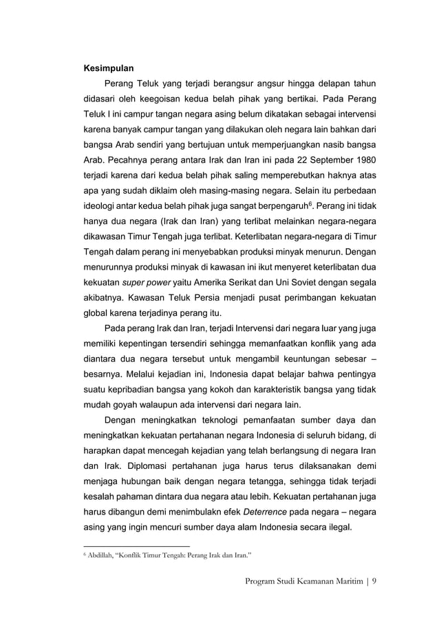 Sejarah perang perang irak iran | PDF