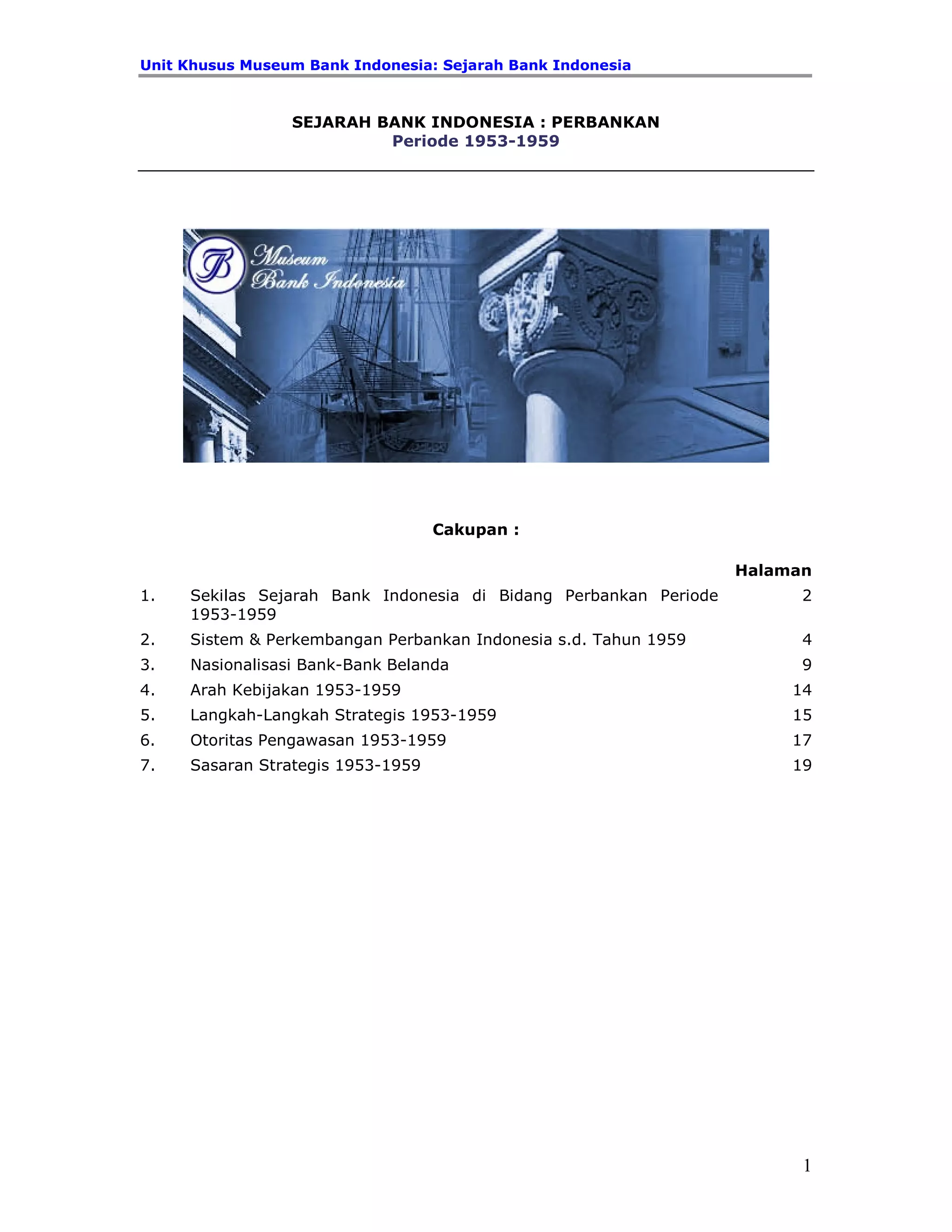 Sejarah perbankan di indonesia 1 | PDF