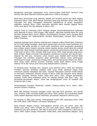 Sejarah perbankan di indonesia 1 | PDF