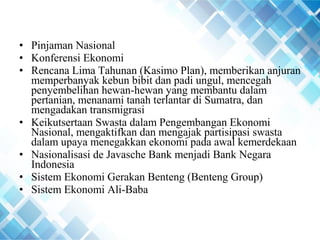 Sejarah perekonomian indonesia okeeh 2 | PPT