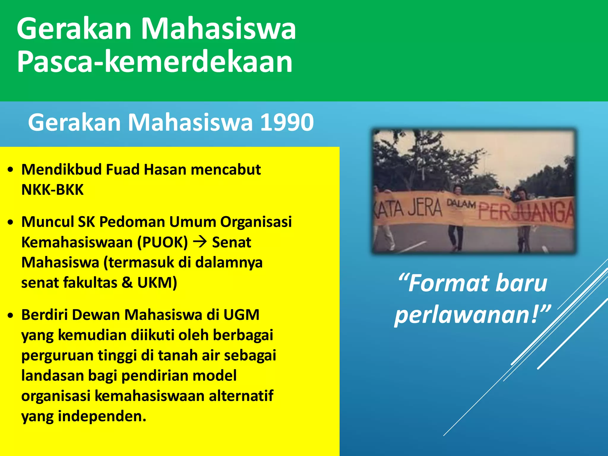 Sejarah Pergerakan Mahasiswa | PDF