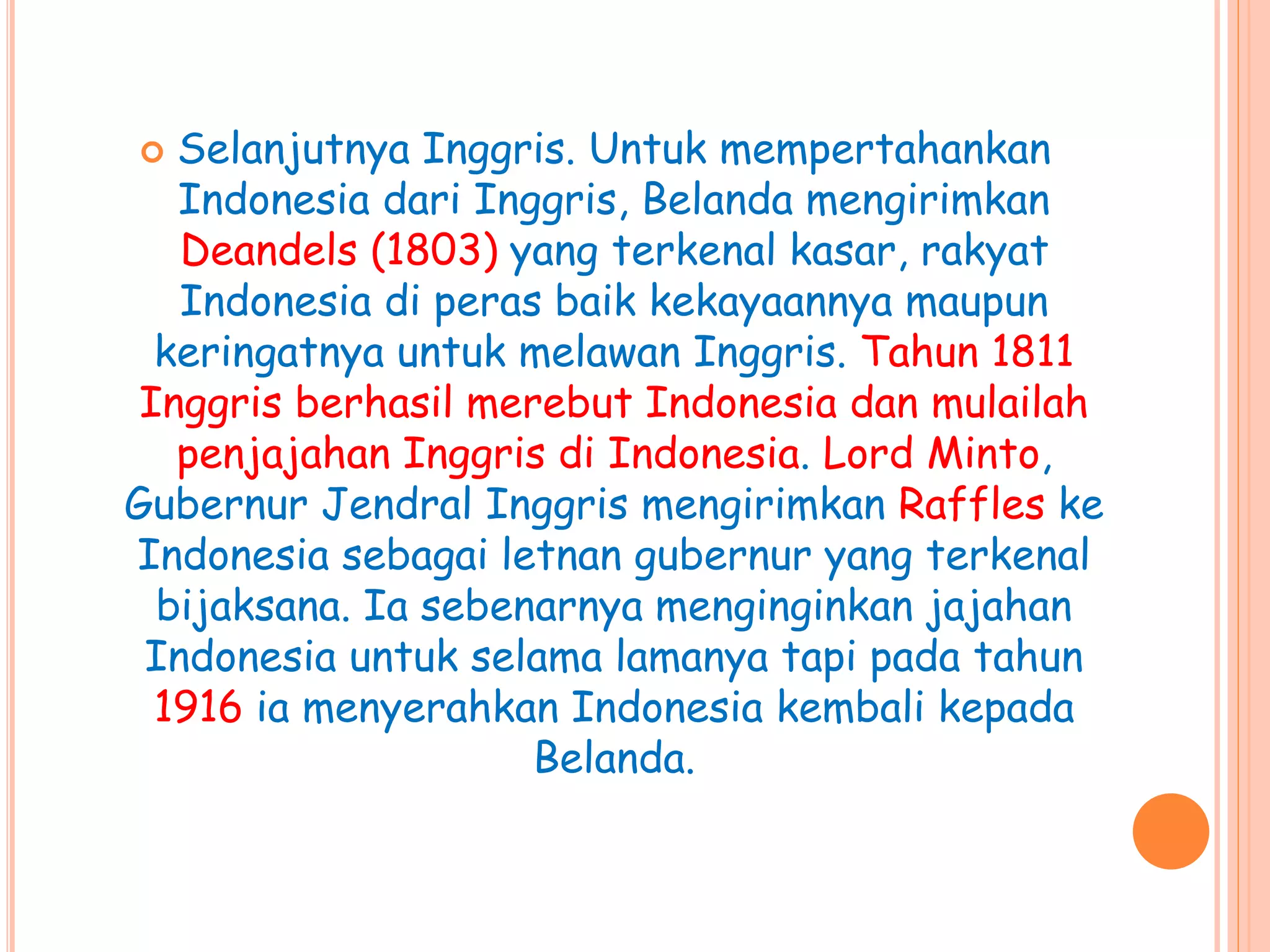 SEJARAH PERJUANGAN BANGSA INDONESIA Dr. TATIK FIDOWATY, S.IP., M.Si.ppt