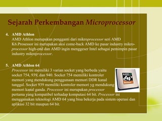 Sejarah Perkembangan CPU | PPTX