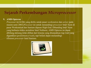 Sejarah Perkembangan CPU | PPTX