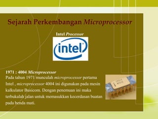 Sejarah Perkembangan CPU | PPTX