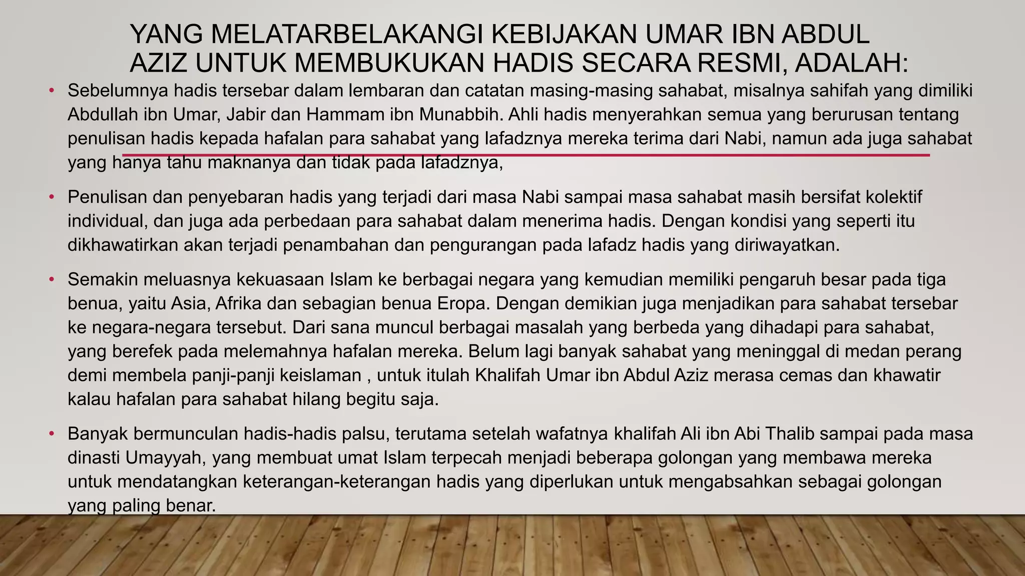 Sejarah Perkembangan Hadis.pptx