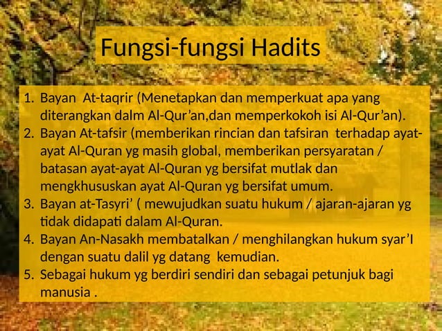 Materi Islam Sejarah perkembangan Hadist.pptx