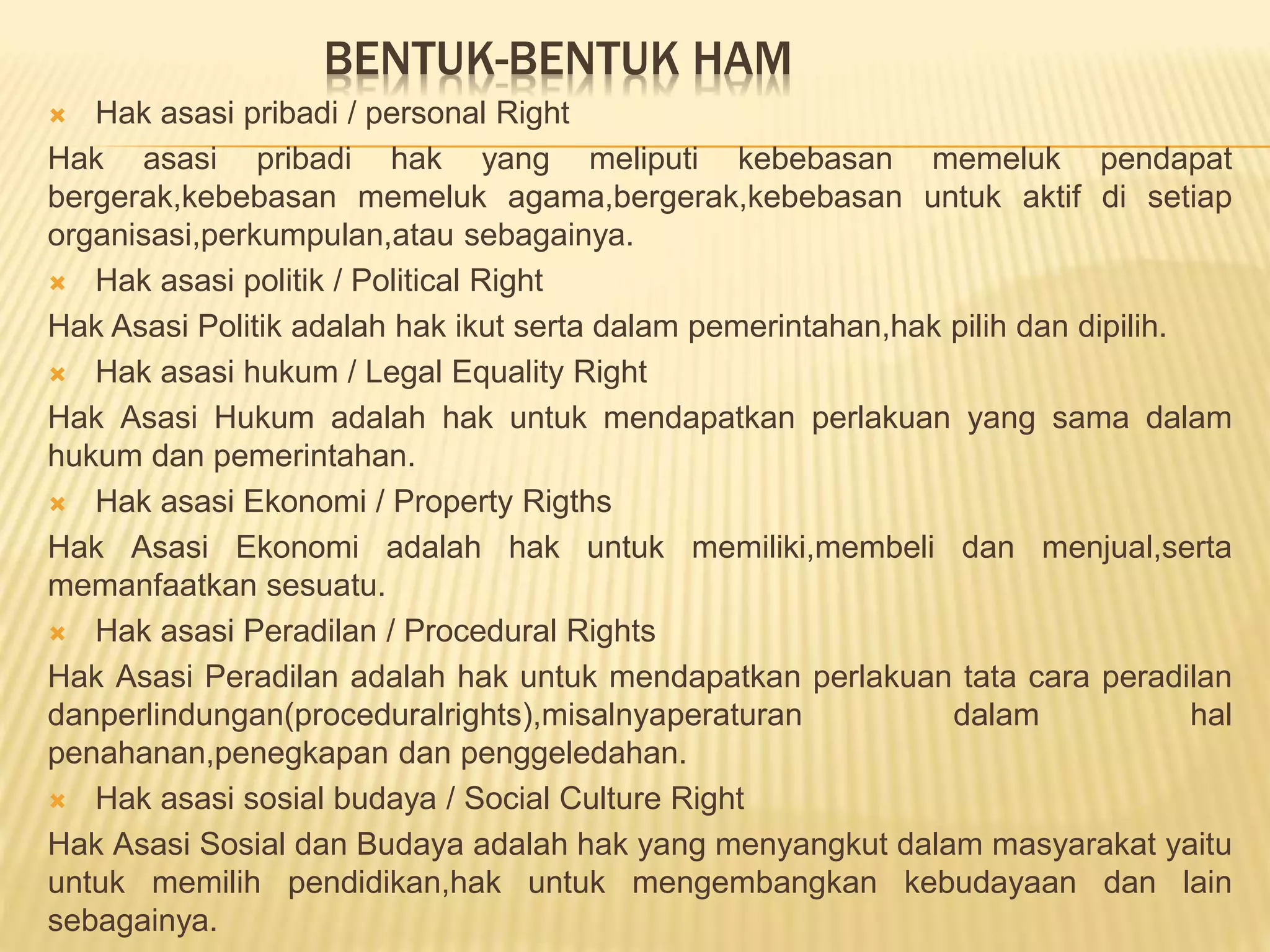 Sejarah perkembangan ham_tugas_hafifah_pkn | PPTX