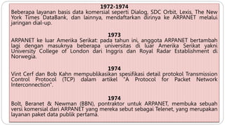 Sejarah perkembangan internet versi doc 93 | PPT