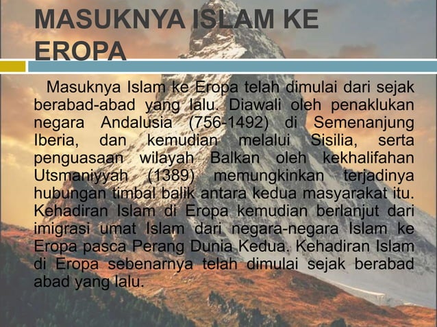Sejarah perkembangan islam di dunia | PPT