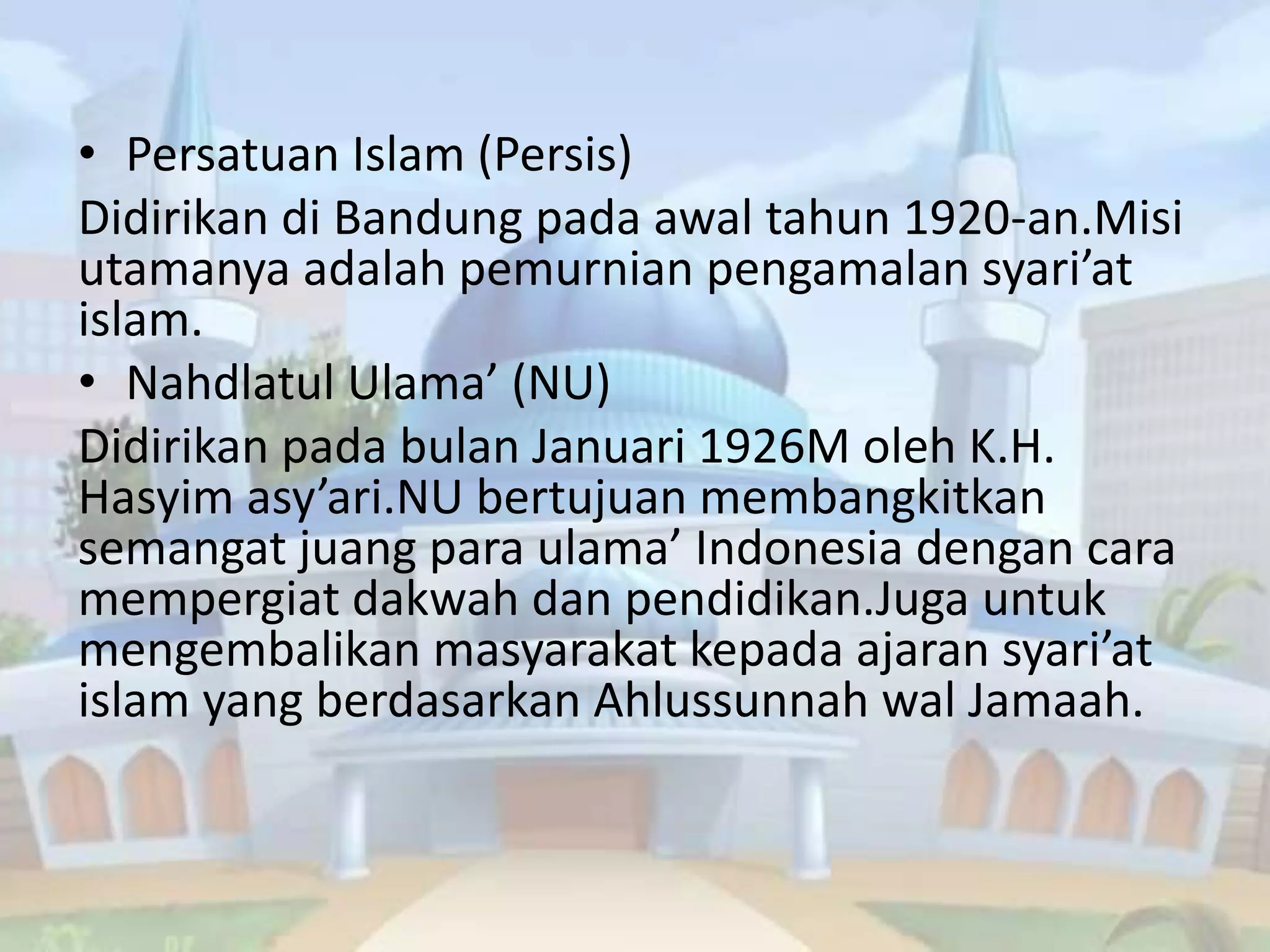 Sejarah perkembangan islam di indonesia | PPTX