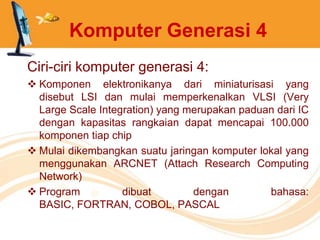 Sejarah perkembangan komputer | PPTX