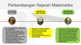 Sejarah perkembangan matematika | PPTX