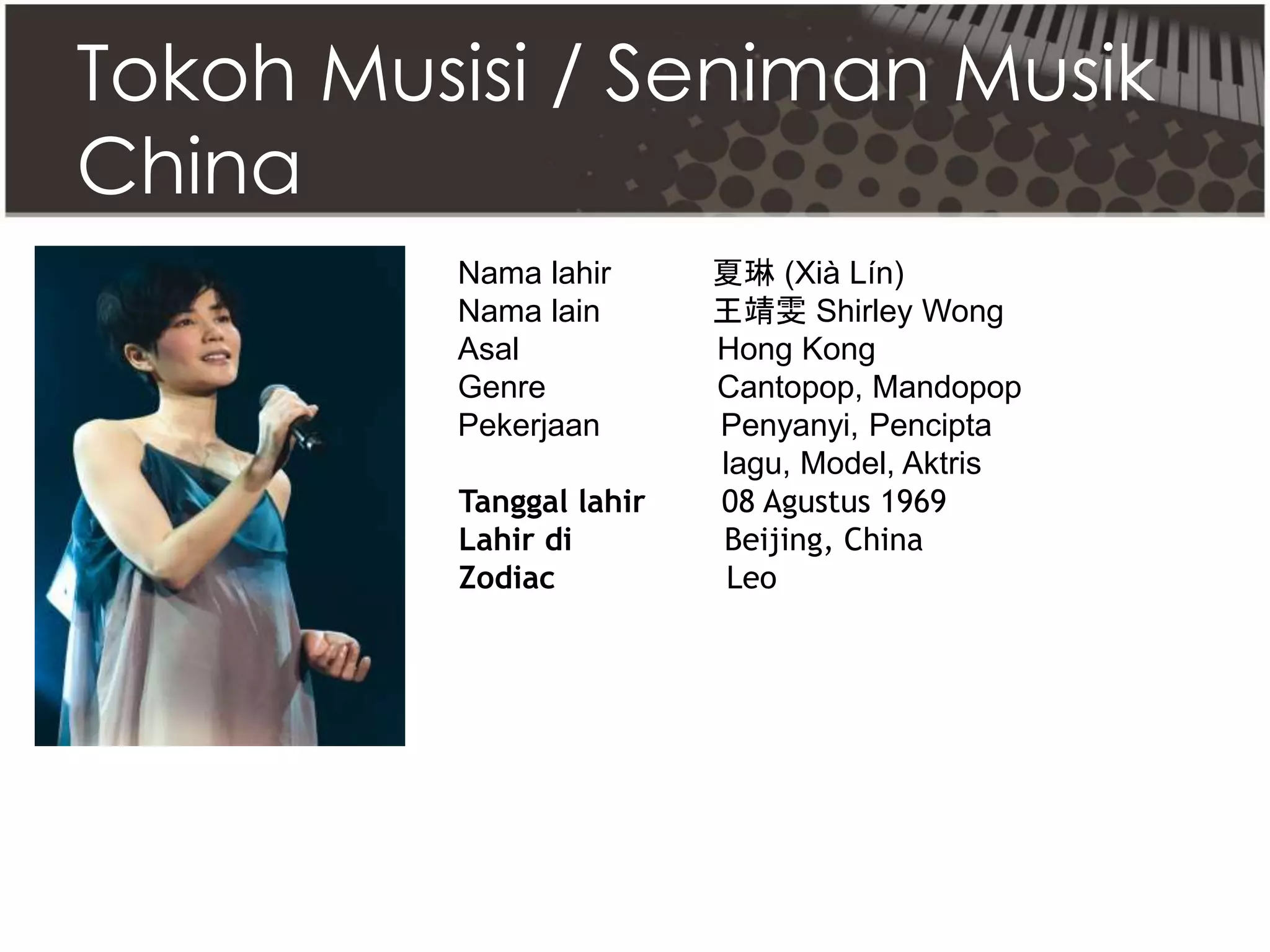 Sejarah & perkembangan musik di China | PPTX