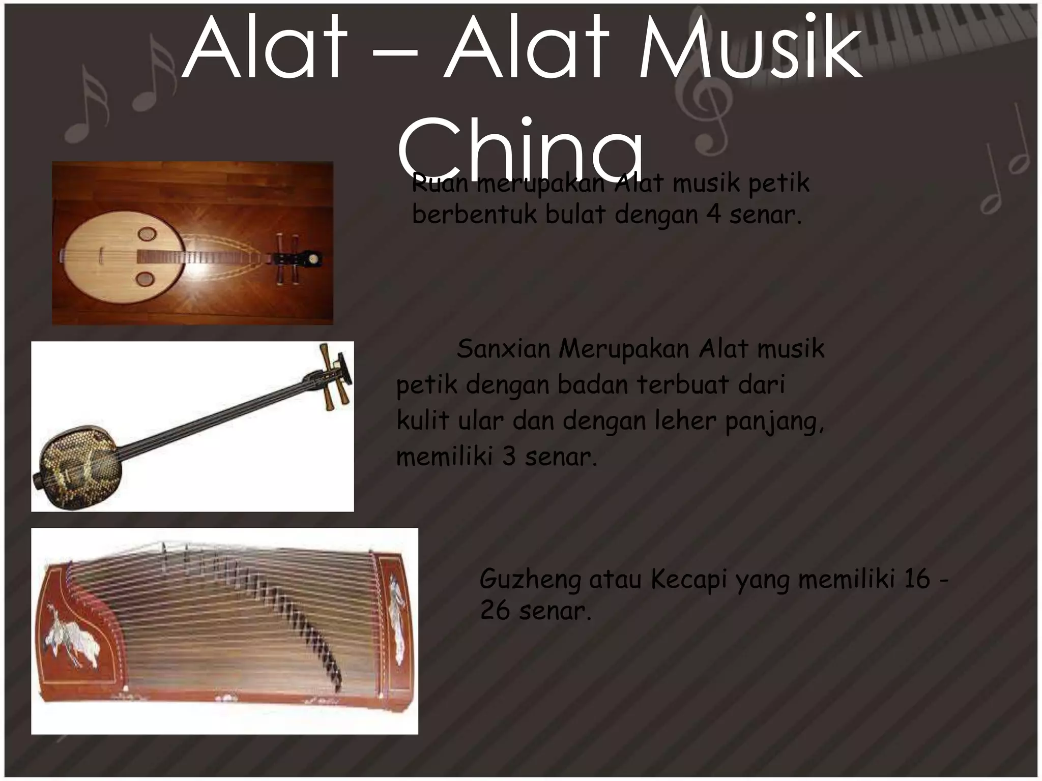 Sejarah & perkembangan musik di China | PPTX
