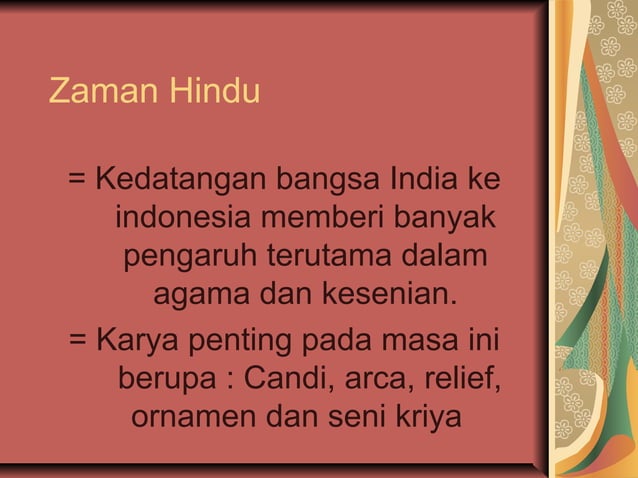 Sejarah perkembangan seni rupa indonesia kls 8 | PPT