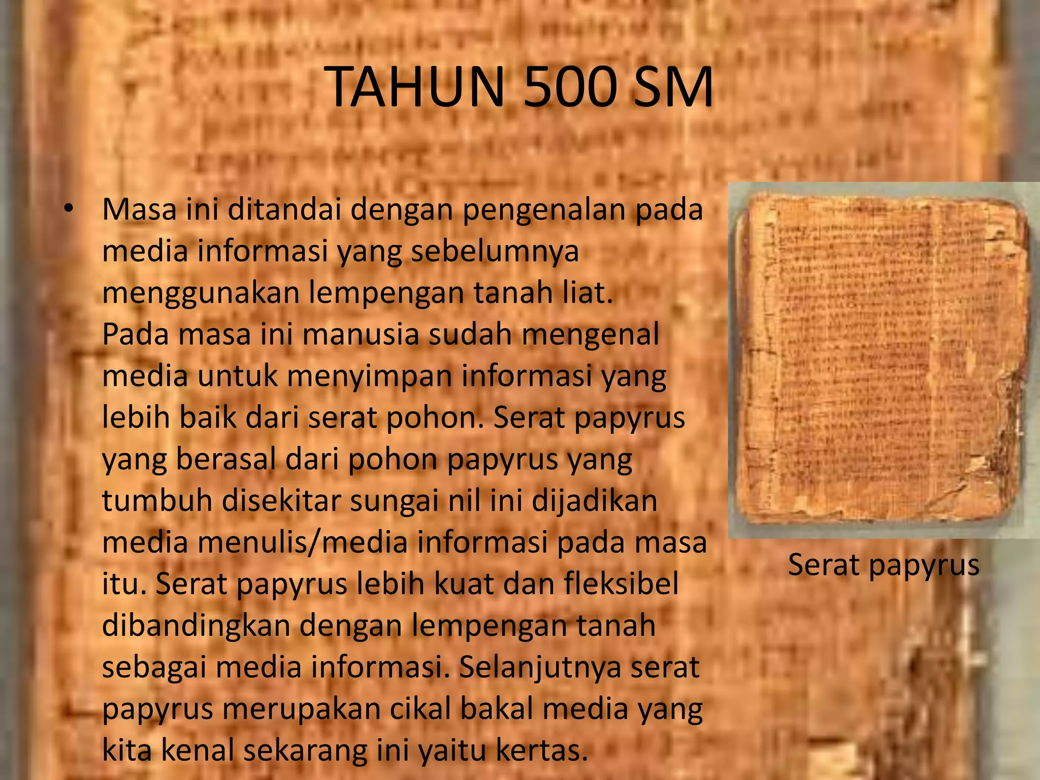 Sejarah perkembangan teknologi informasi dan komunikasi (tik) dari masa ...
