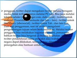 Sejarah Perkembangan Twitter | PPT