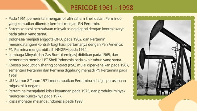 Sejarah Perminyakan di Indonesia. Dimulai dari masa sebelum merdeka ...