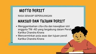 sejarah persit (persatuan istri tentara) | PDF