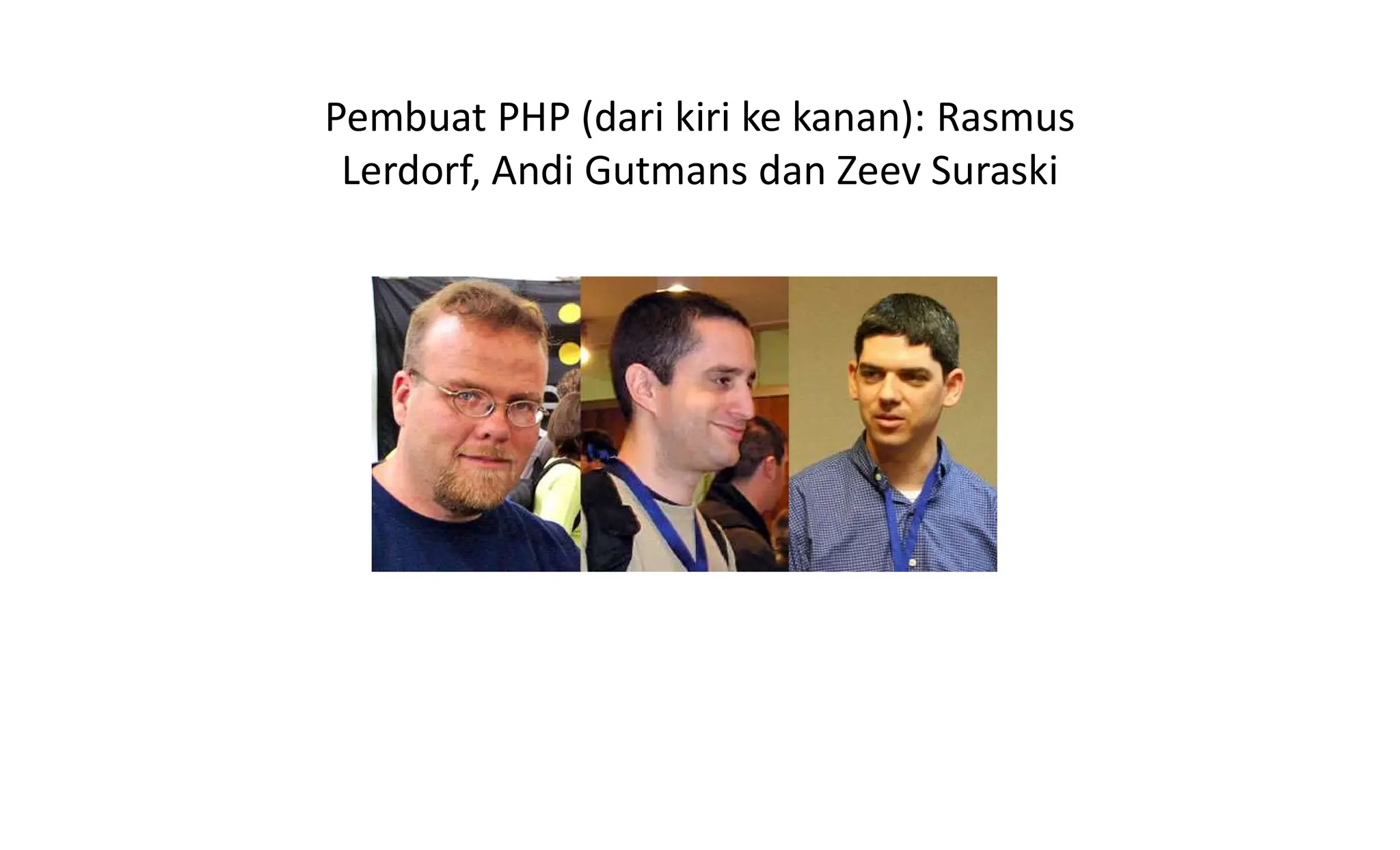 Sejarah PHP dan perkembanganya dalam pemrograman WEB | PDF