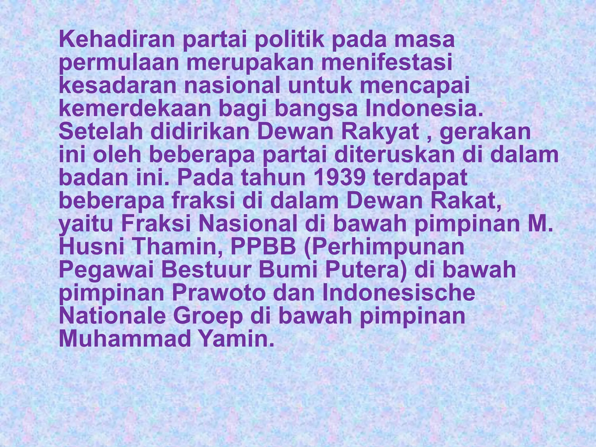 Sejarah Politik Di Indonesia Ppt 