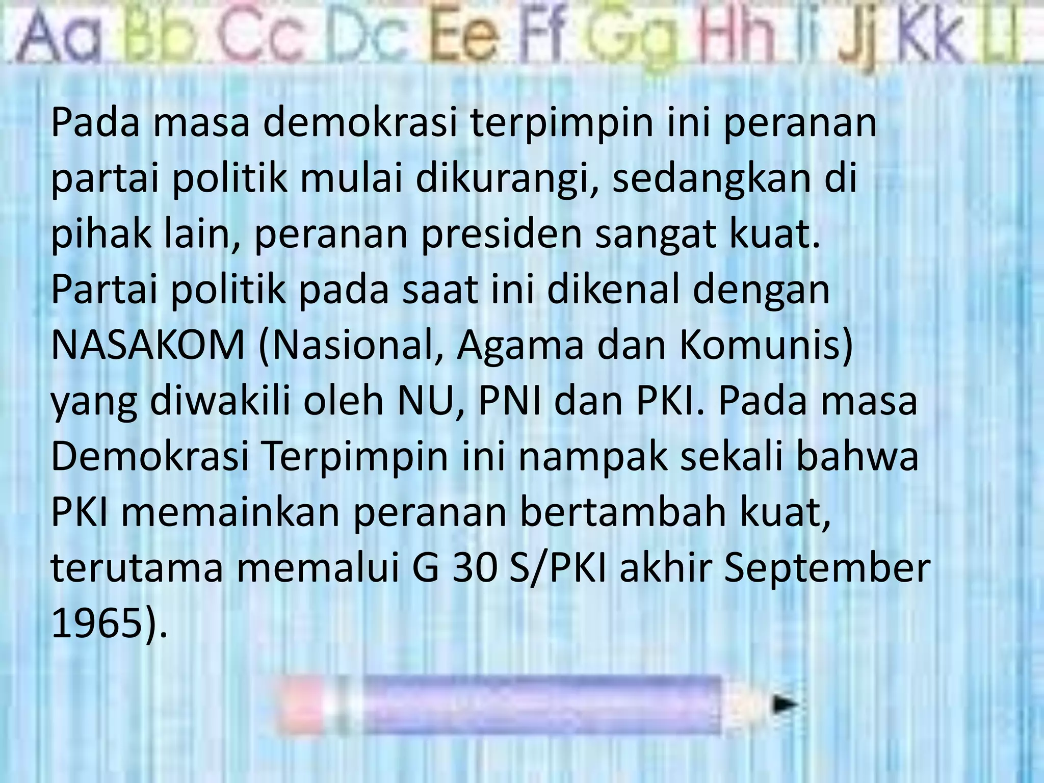 Sejarah politik di indonesia | PPTX