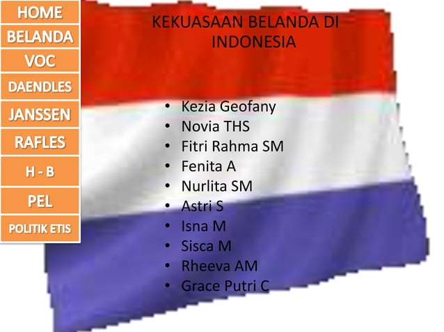 Kekuasaan Bangsa Belanda di Indonesia | PPTX