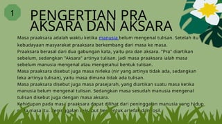sejarah pra aksra dan aksara. pengertian pra aksara dan aksara | PPTX