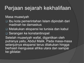 Sejarah proses berdirinya umayah | PPT