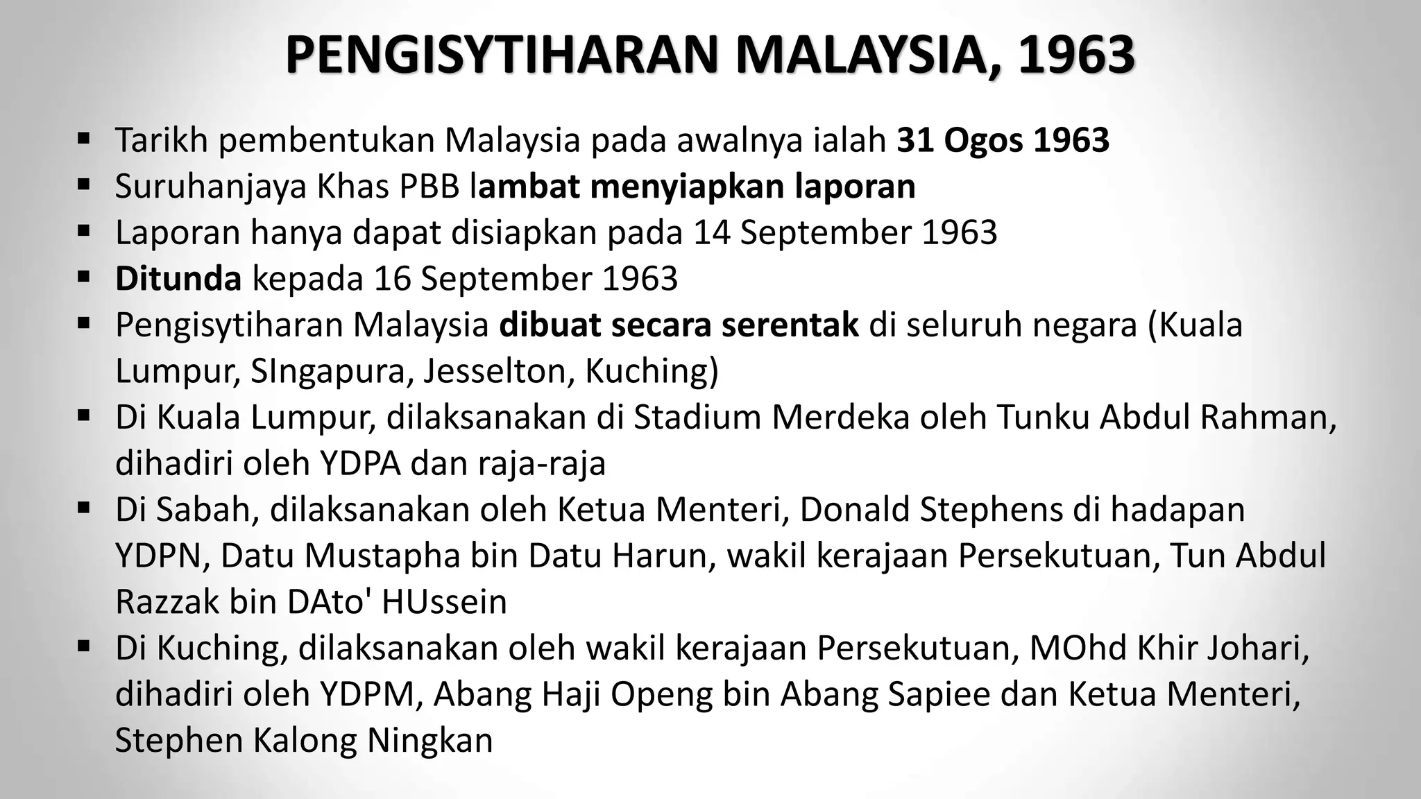 Sejarah Proses pembentukan malaysia | PPTX