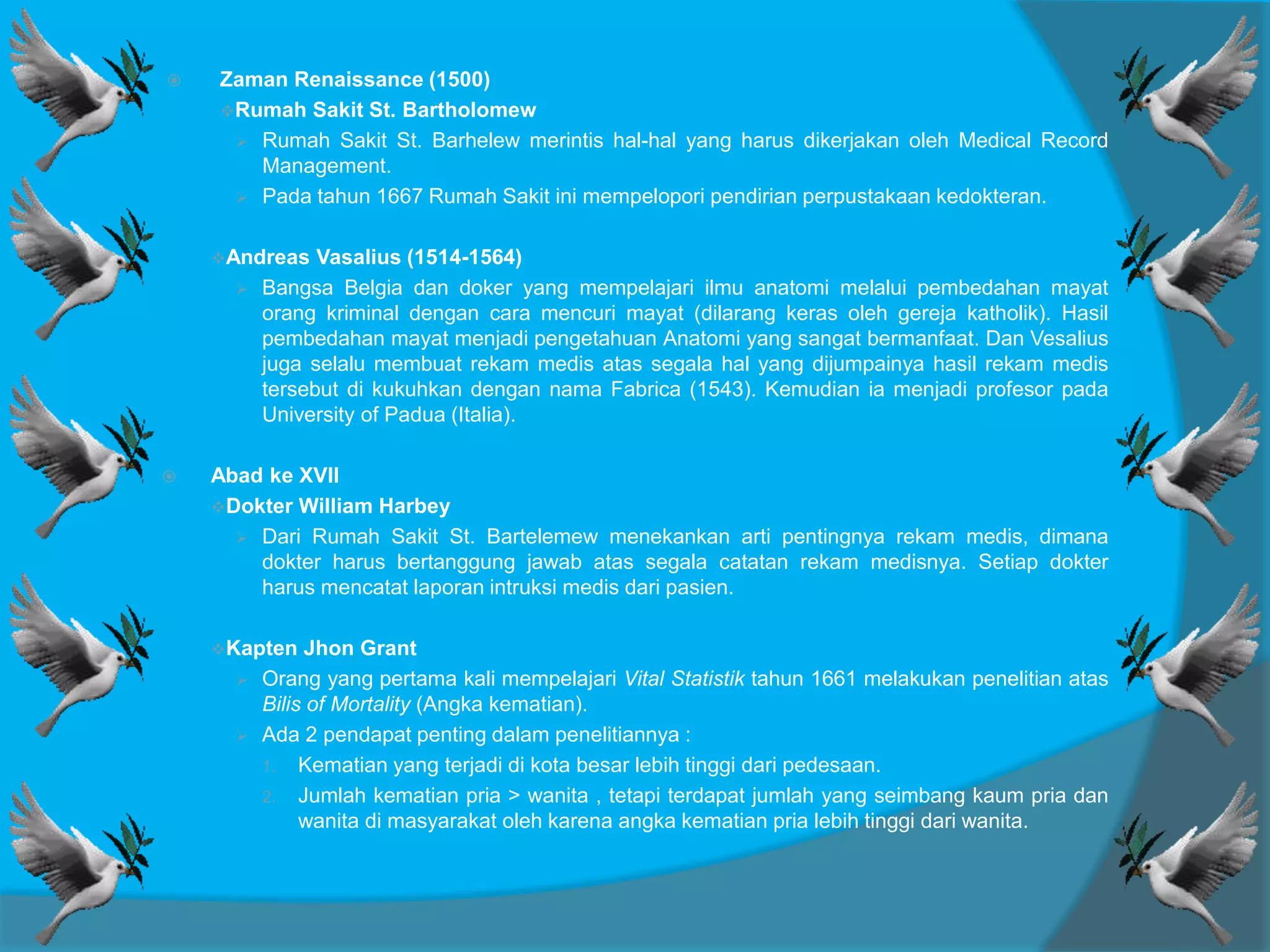 Sejarah rekam medis | PPTX