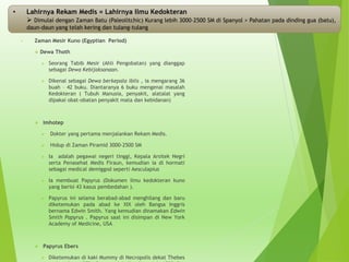 Sejarah Rekam Medis, Perkembangan, Isi, Manfaat, dan Penyimpanannya PPT.pptx