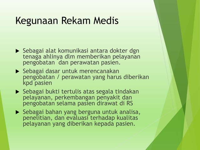 Sejarah Rekam Medis, Perkembangan, Isi, Manfaat, dan Penyimpanannya PPT ...