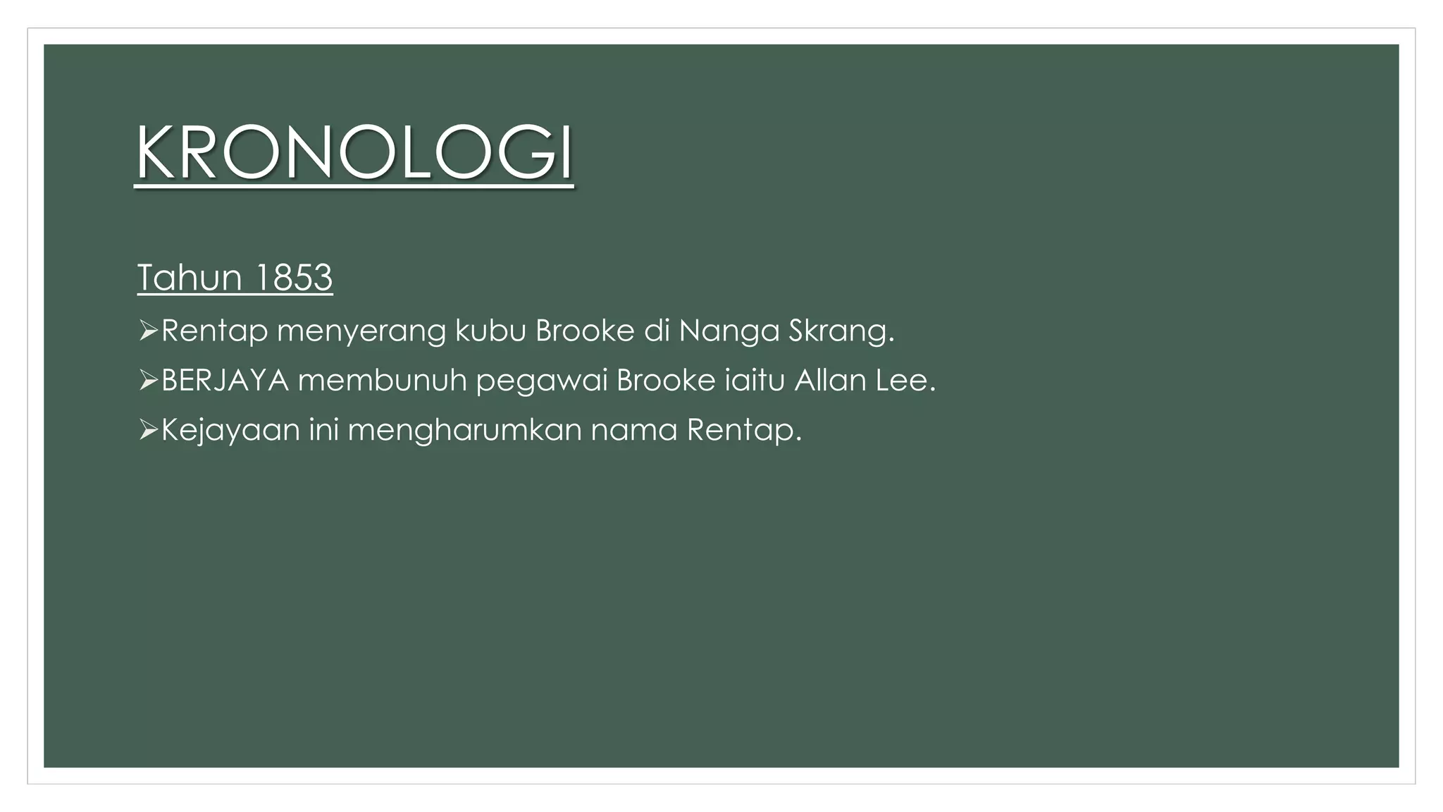 Sejarah rentap | PPTX