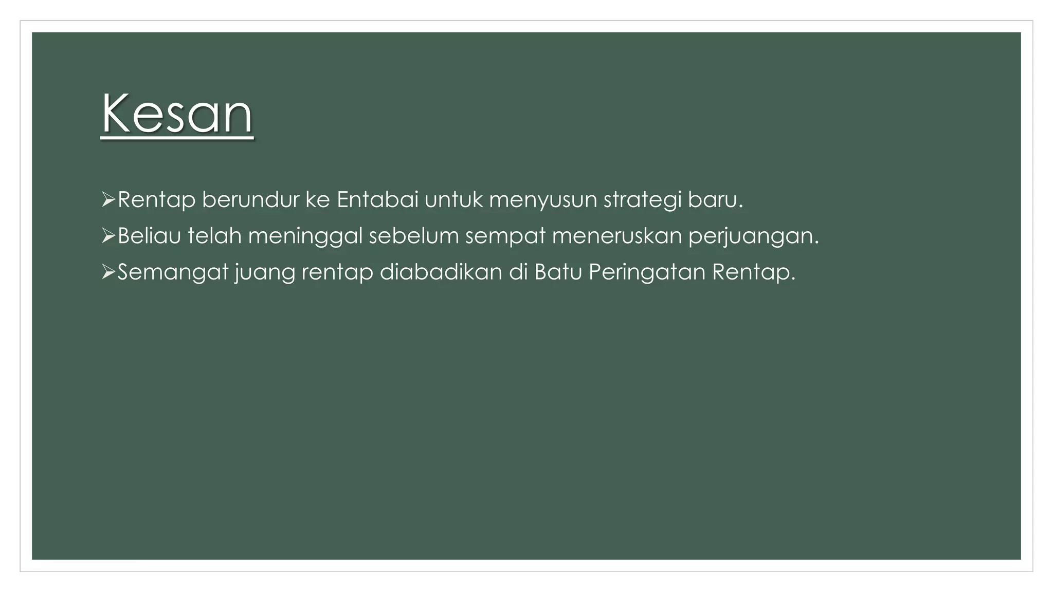 Sejarah rentap | PPTX