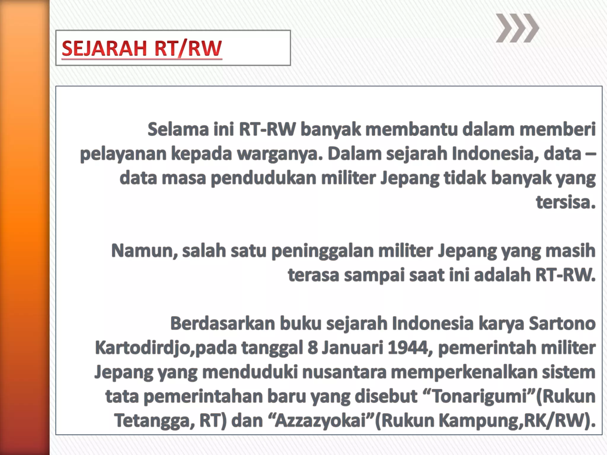Sejarah rt rw di indonesia | PPT