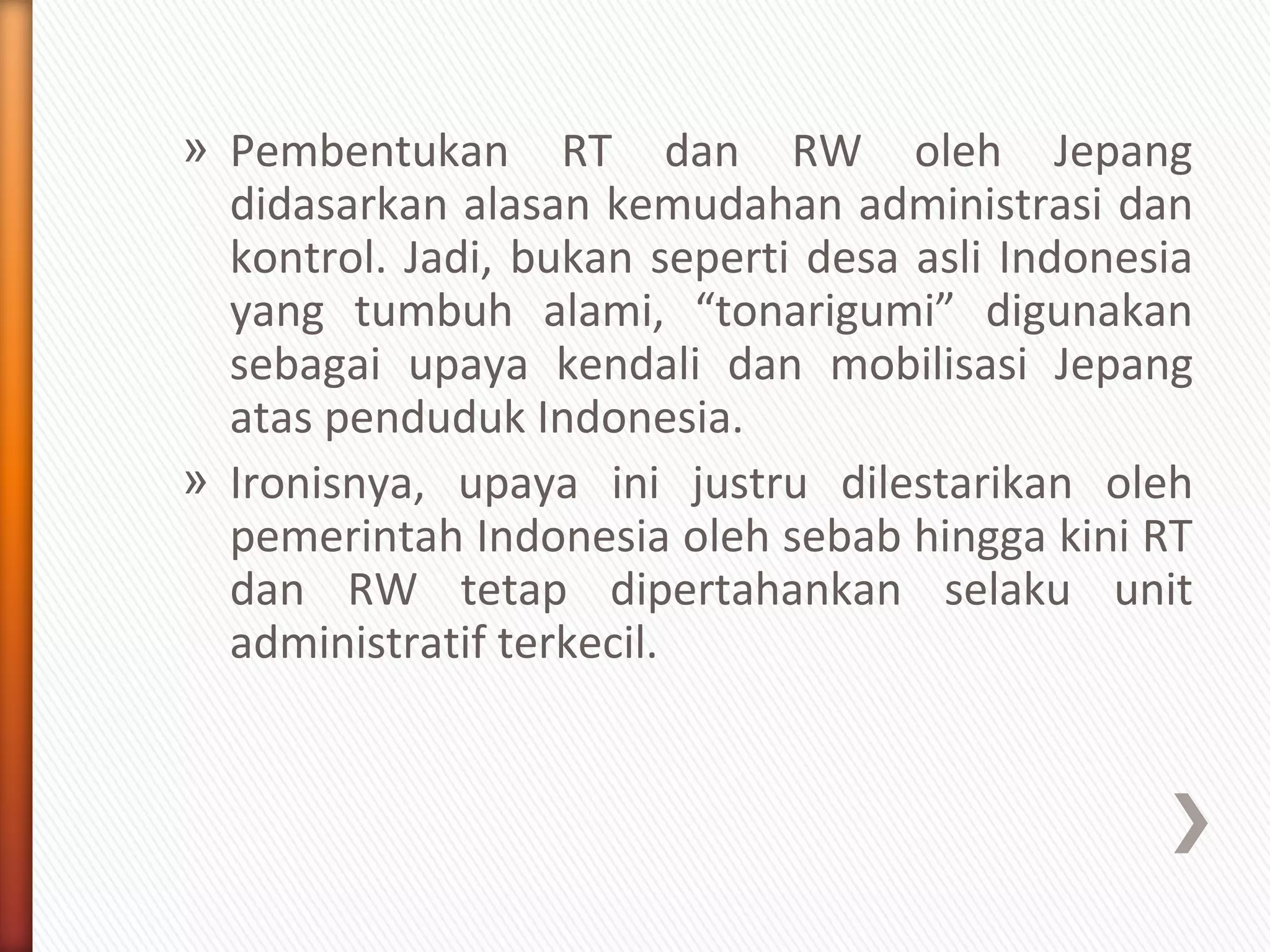 Sejarah rt rw di indonesia | PPT