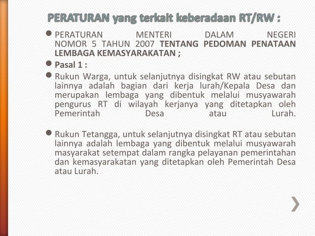 Sejarah rt rw di indonesia | PPT