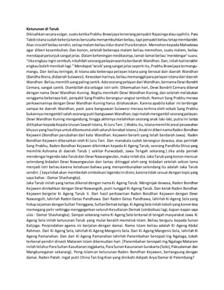 Runtuhnya kerajaan majapahit yang di sembunyikan pemerintah | DOCX