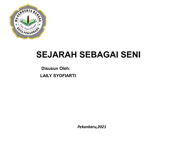 Sejarah sebagai seni | PPT