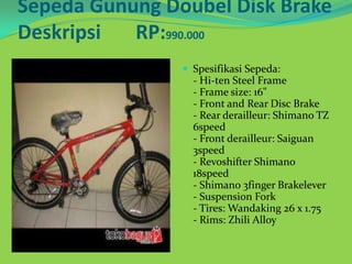 Sejarah sepeda | PPTX