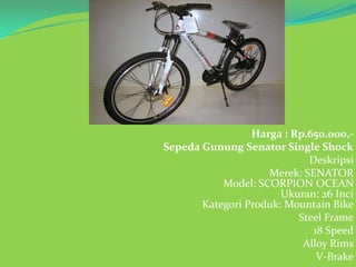 Sejarah sepeda | PPTX