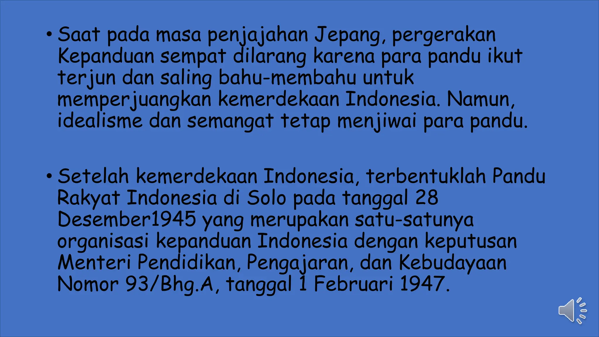 Sejarah Pramuka Indonesia Jaya Jaya Jaya Ppt