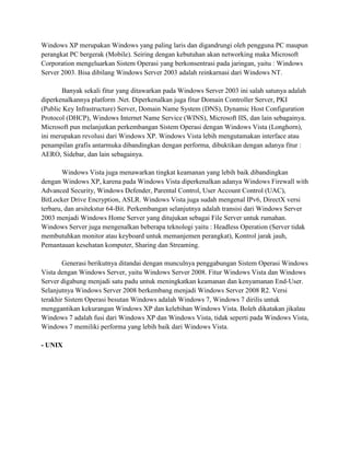 Sistem Operasi Pada Komputer | DOCX