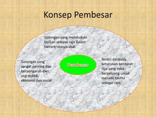 Sejarah stpm penggal 3 raja dan pembesar | PPTX